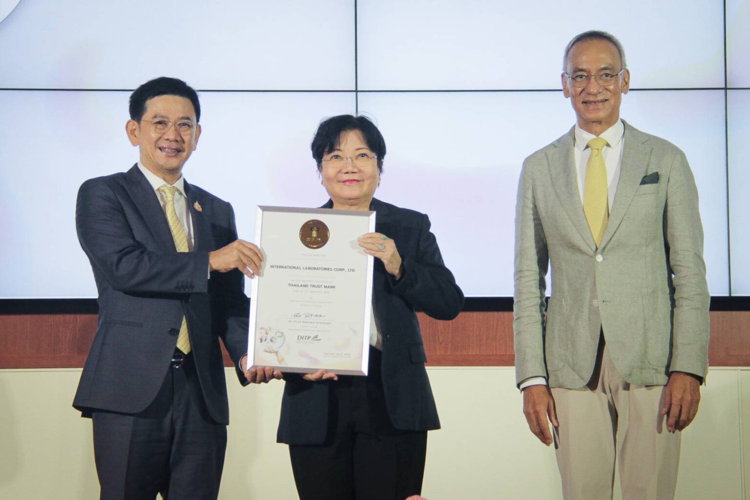 International Laboratories Co., Ltd. Receives the 2024 Thailand Trust ...